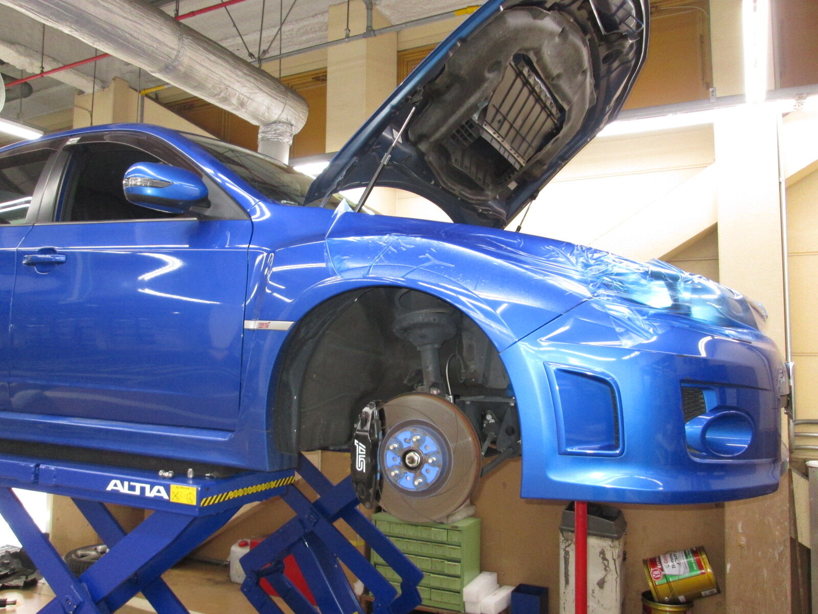 Super Autobacs sunshine KOBE TUNING BLOG : インプレッサGVBのクラッチ交換