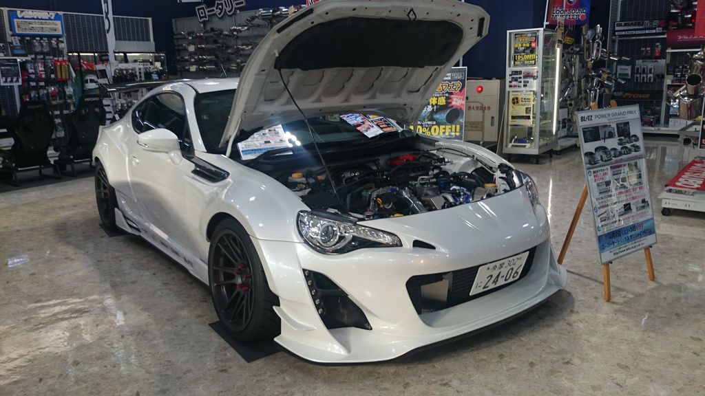 Super Autobacs sunshine KOBE TUNING BLOG : BLITZ 86ターボ デモカー展示中