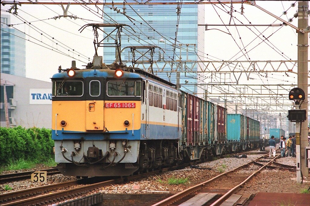JR貨物の試験塗装機 EF651065 : 線路は続くよどこまでも