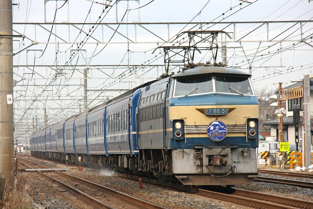 EF66最後の特急運用（2） : 線路は続くよどこまでも