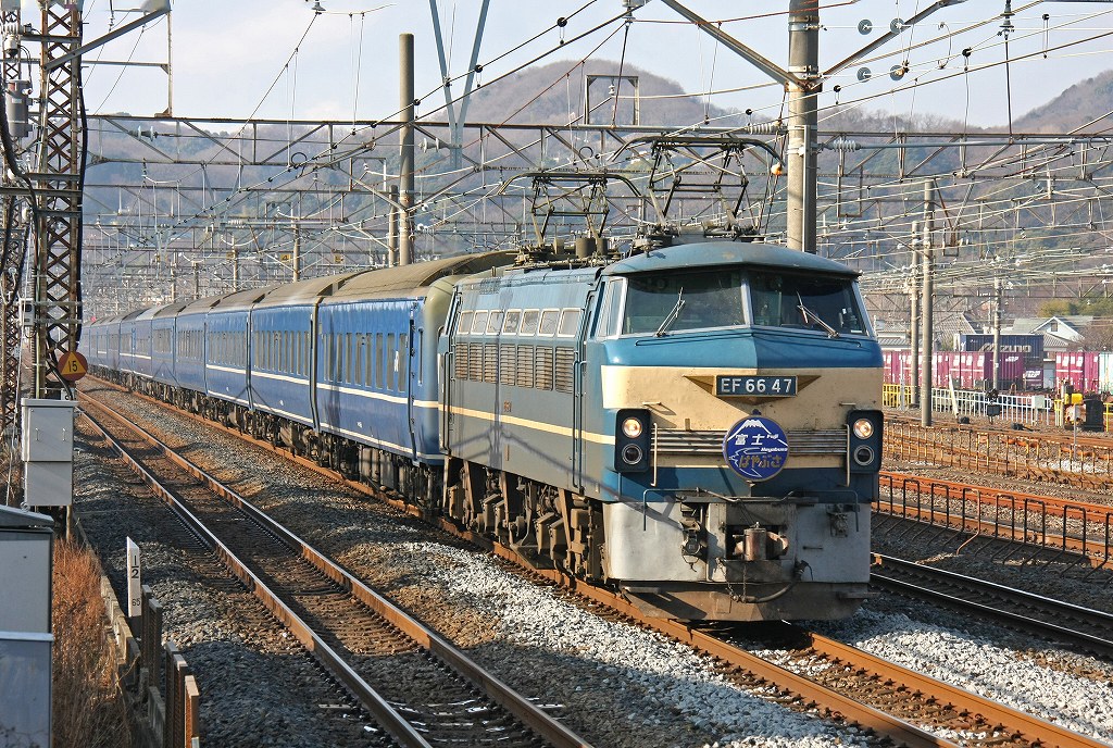 EF66最後の特急運用（2） : 線路は続くよどこまでも