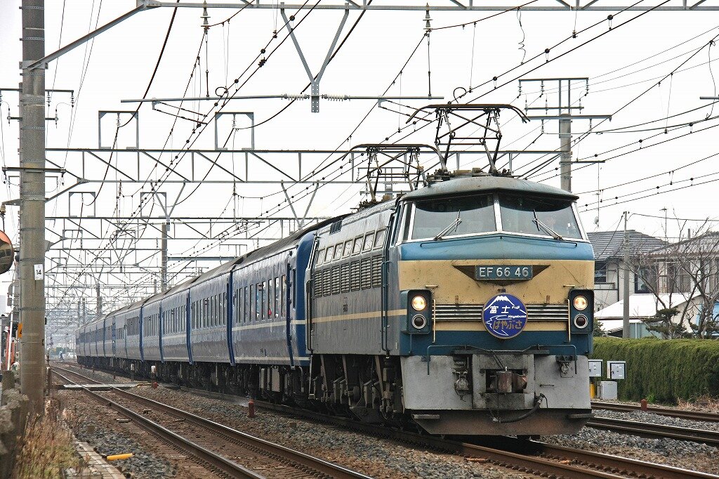 EF66最後の特急運用（2） : 線路は続くよどこまでも