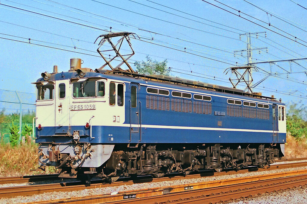 JR貨物の試験塗装機 EF651059 : 線路は続くよどこまでも
