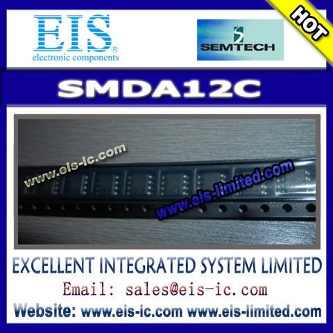 SMDA12C - SEMTECH - Bidirectional TVS Array for Protection of Four Lines : 香港富潮科技株式会社の電子部品・半導体