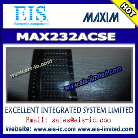 MAX232ACSE - MAXIM - +5V-Powered, Multichannel RS-232 Drivers/Receivers ...