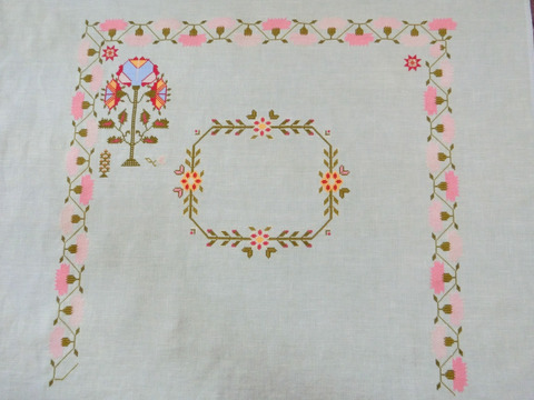 大きなサンプラー刺したい欲 'Hannah Coates 1848' Hands Across The Sea Samplers ...