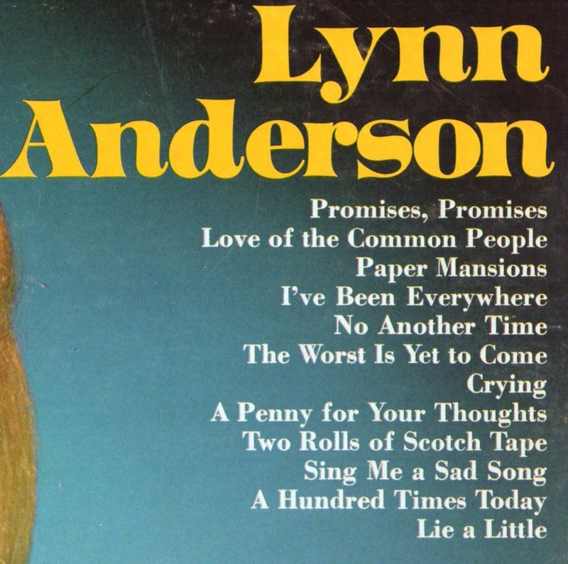 Promises,Promises / Lynn Anderson プロミセス、プロミセス／リン・アンダーソン : 山麓2019のブログ