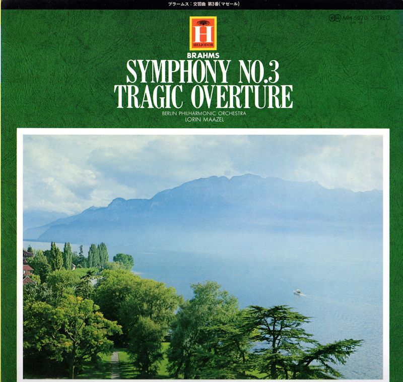 Brahms Symphony No.3,OP.90 Lorin Maazel/Berlin Philharmonic Orchestra ...