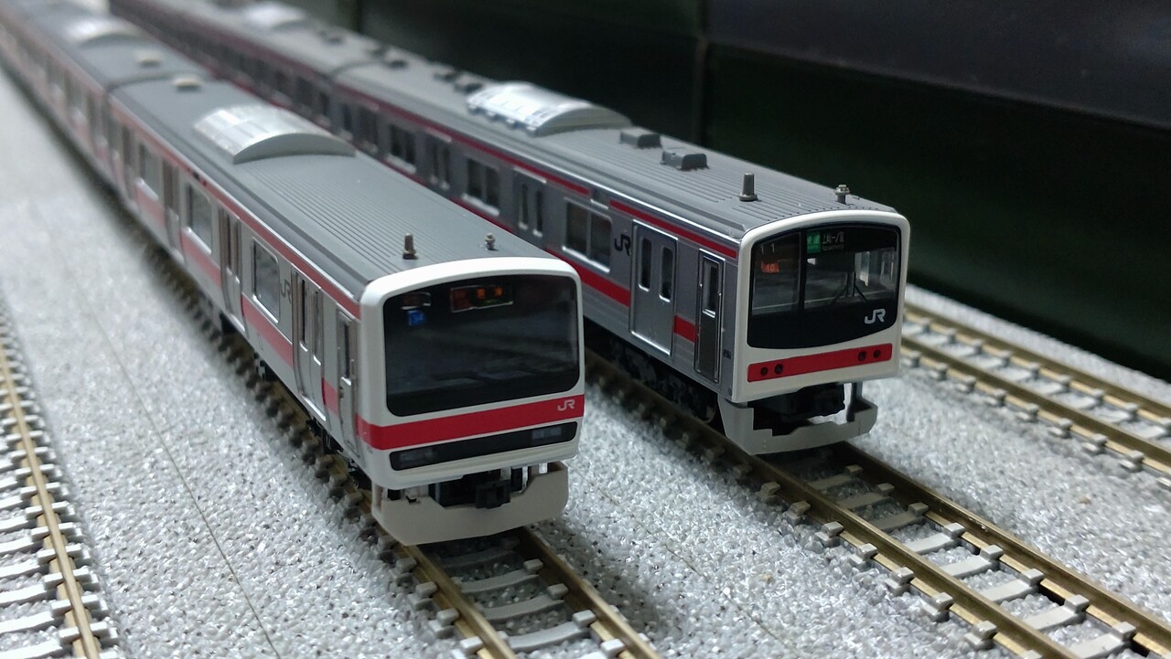 tomix 京葉線209系500番台 : Sky blue車両センター