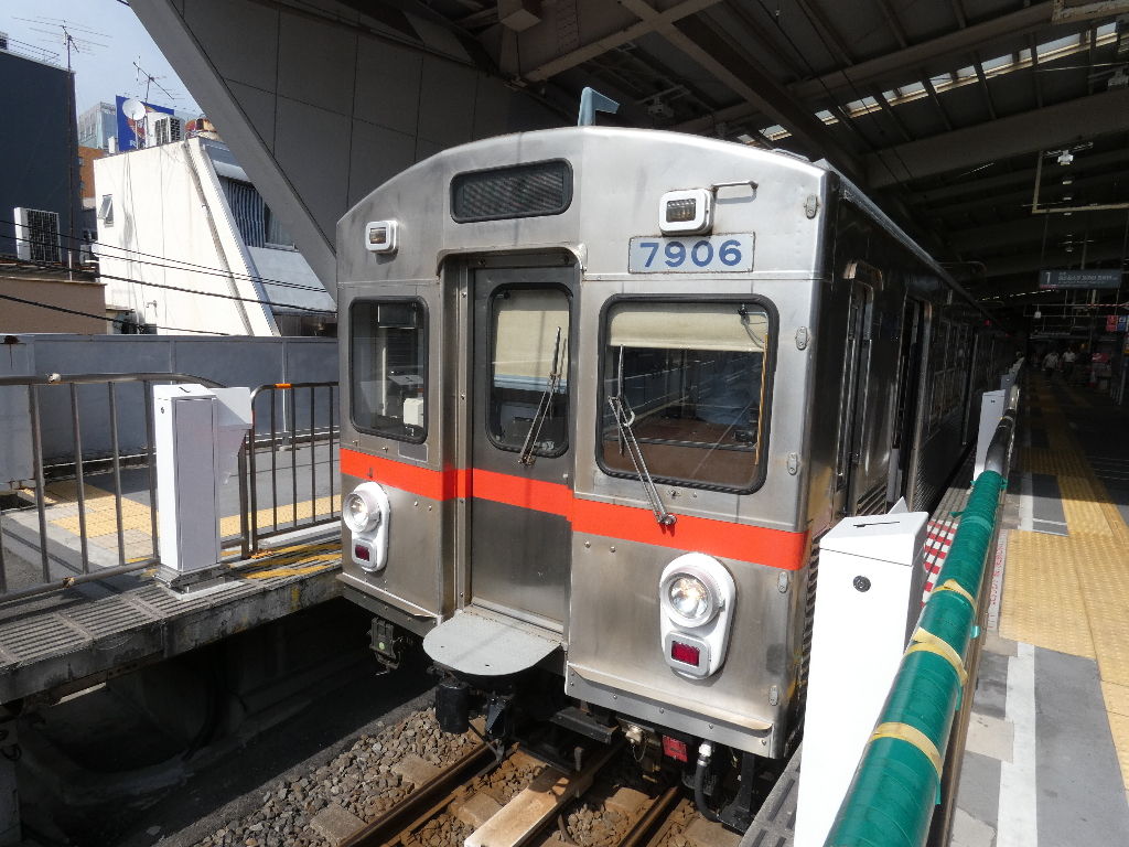 東急7700系7706F 運用離脱 : Sky blue車両センター