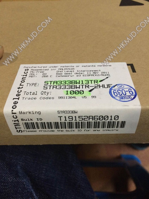 明佳達電子｜STA333BW(STMicroelectronics)｜オーディオアンプ : 明佳達電子有限会社