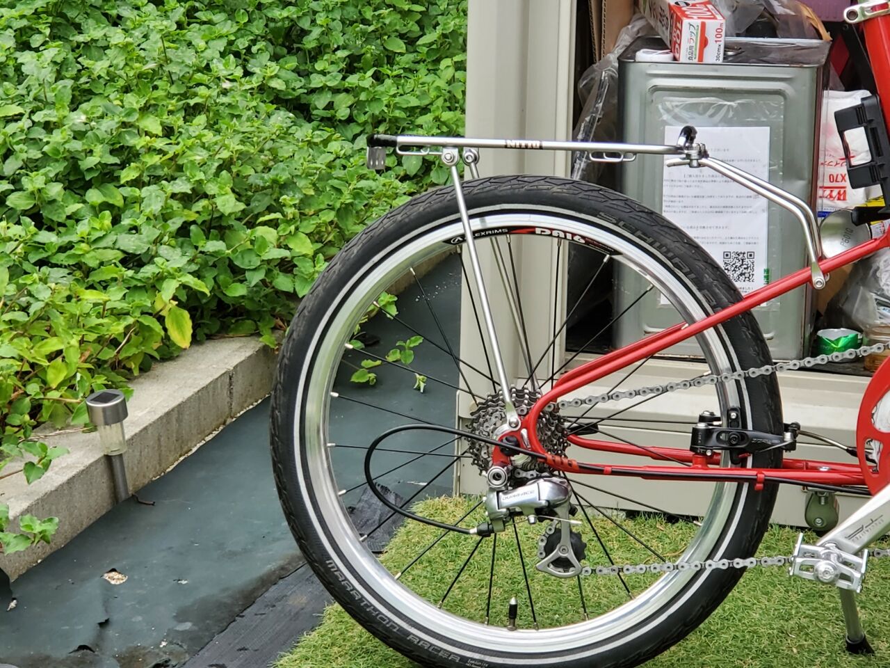 BIKE FRIDAY バイクフライデー リアキャリア リアラック nitto rivendell R14 : 雑誌は教えてくれない安いいモノ