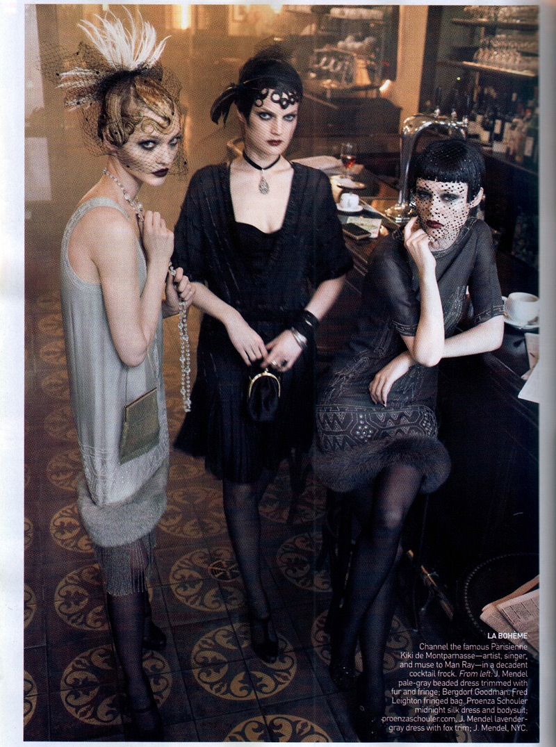 sasha pivovarova magazine : Paris Je T'aime - Steven Meisel