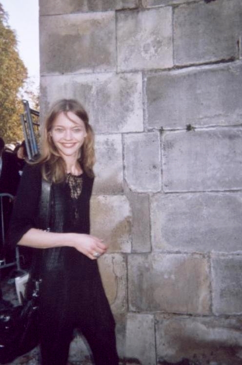 sasha pivovarova magazine : Chloé S/S 2007 - backstage / street