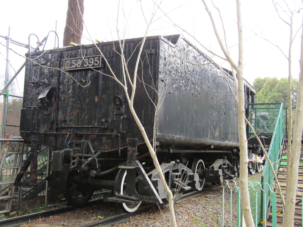 C58 395【東京都羽村市動物公園】 : さとぴーの人生と鉄道保存車両を巡る旅路