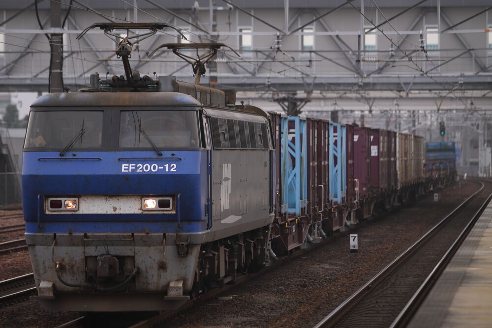 JR貨物 EF200 12 東海道本線 : 鹿児島人の鉄道写真館 in 愛知