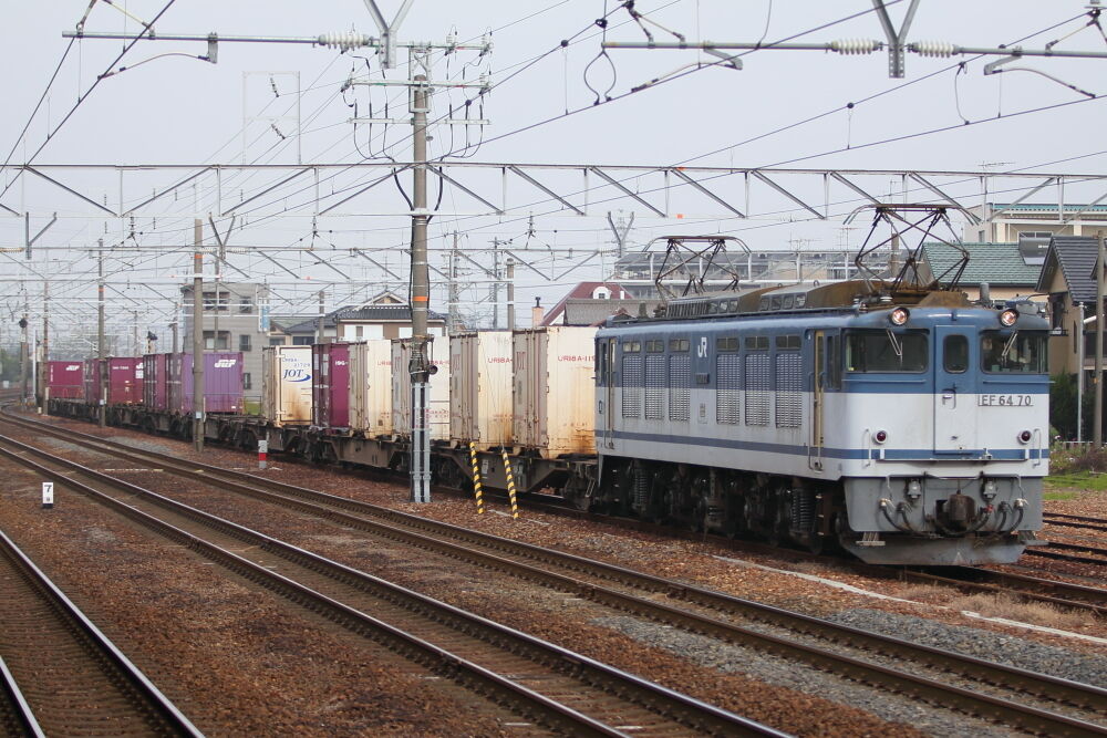 JR貨物 EF64 70 東海道本線 : 鹿児島人の鉄道写真館 in 愛知