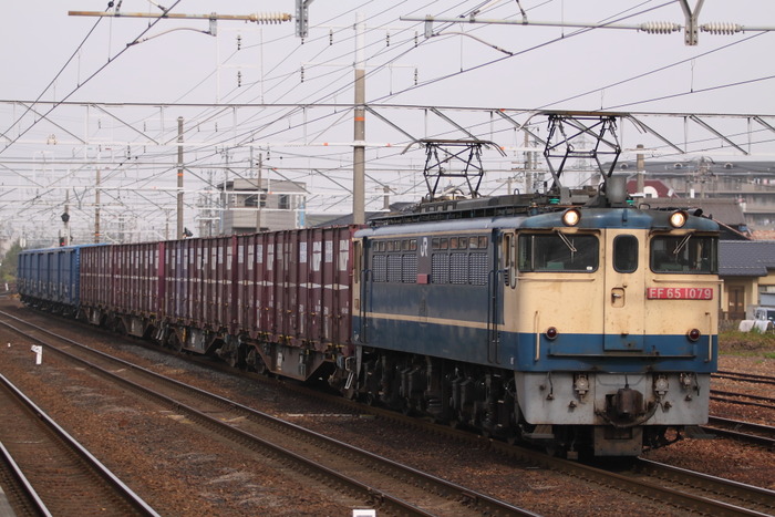 JR貨物 EF65 1079 : 鹿児島人の鉄道写真館 in 愛知