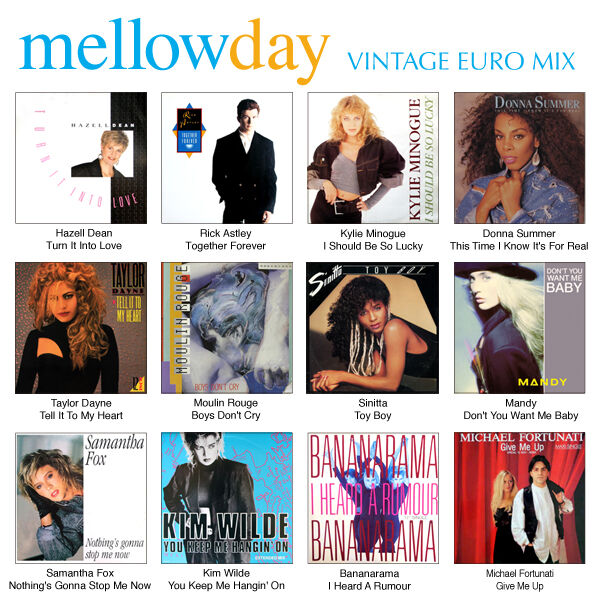 Mellow Day Vintage Euro Mix : メロディ