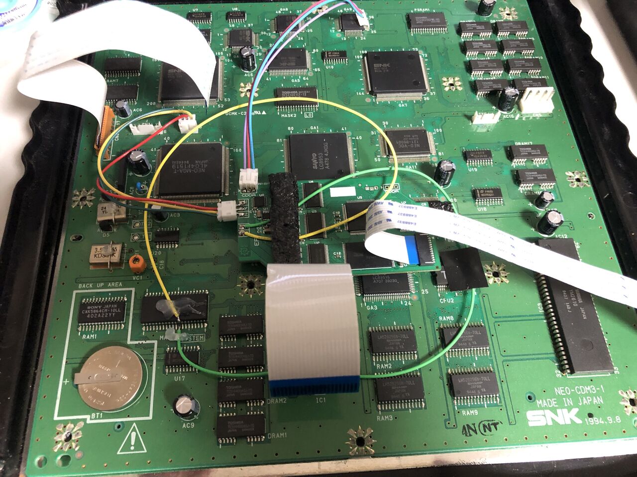 Neo CD SD Loaderを使ってネオジオCDのBIOSをダンプする : 発明の友
