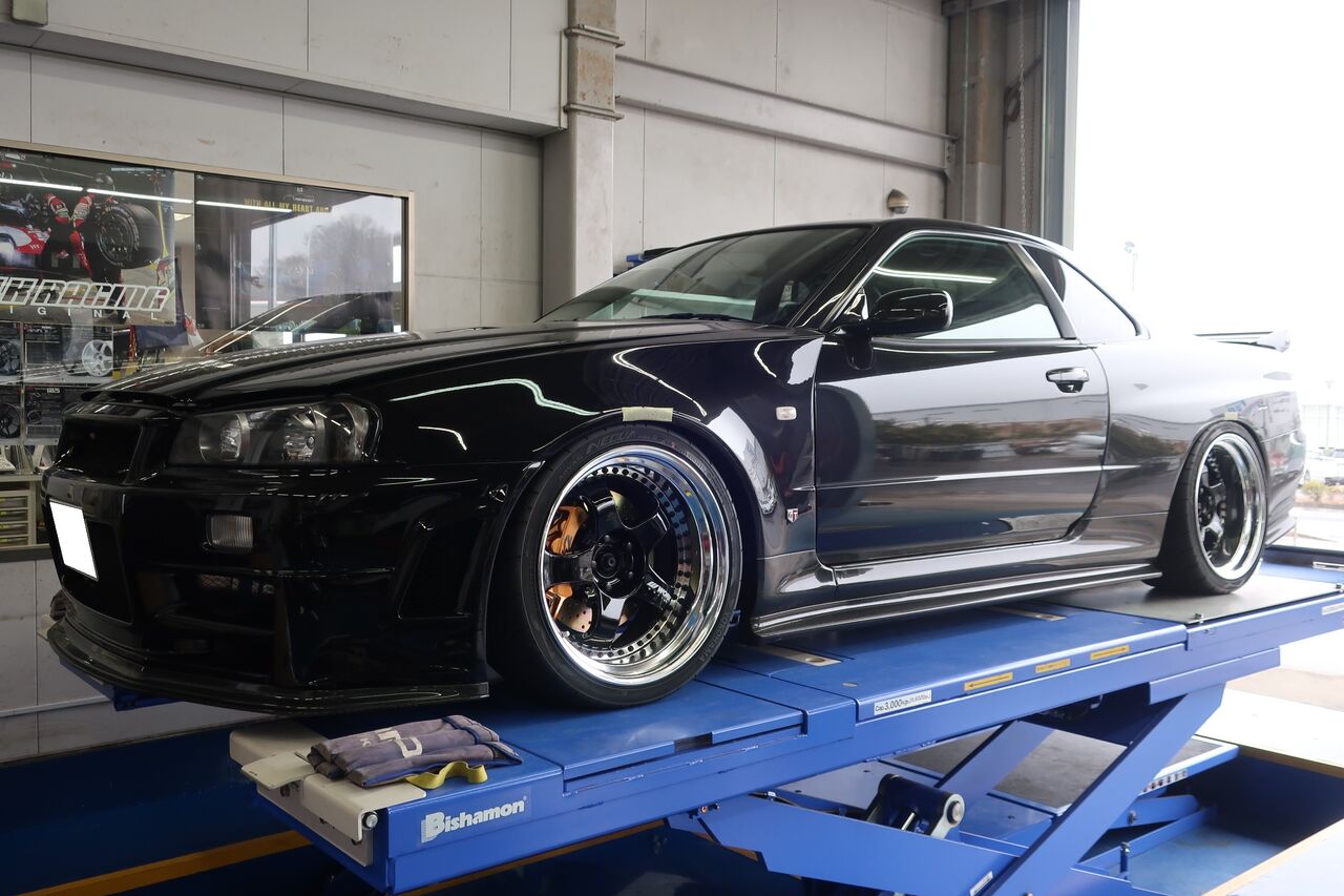 BNR34 D2ブレーキ、BCNR33 Vカムプロ : pro shop SCREEN Work Diary