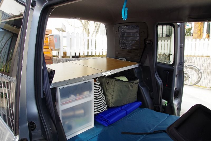 HONDAモビリオ・スパイク 車中泊 快適化 : ♡京都・奈良ポタリング日記♡NBOX-CとDAHON-K3で行く車中泊・日本一周