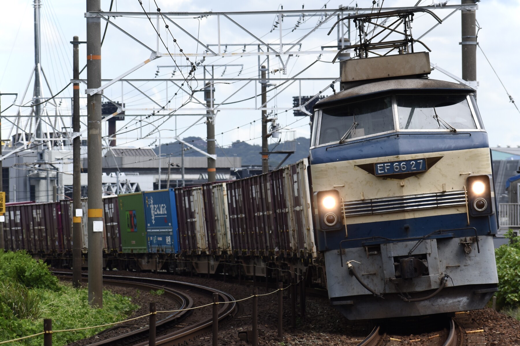 さばこん のブログ:2020.09.06 サンライズ回送・1089レ EF66 27