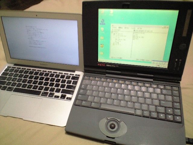 四十にして惑う:Dynabook と Digital HiNote Ultra と MacbookAir