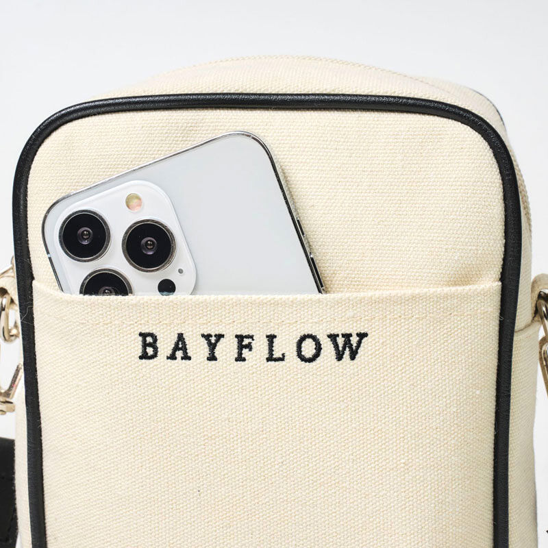 BAYFLOW ペットボトルがタテに入る! LOGO SHOULDER BAG BOOK IVORY special package : 雑誌付録パトロール