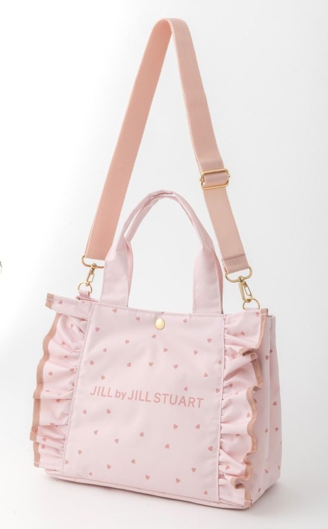 JILL by JILL STUART BOOK ハートフリルバッグ PINK ver. : 雑誌付録パトロール