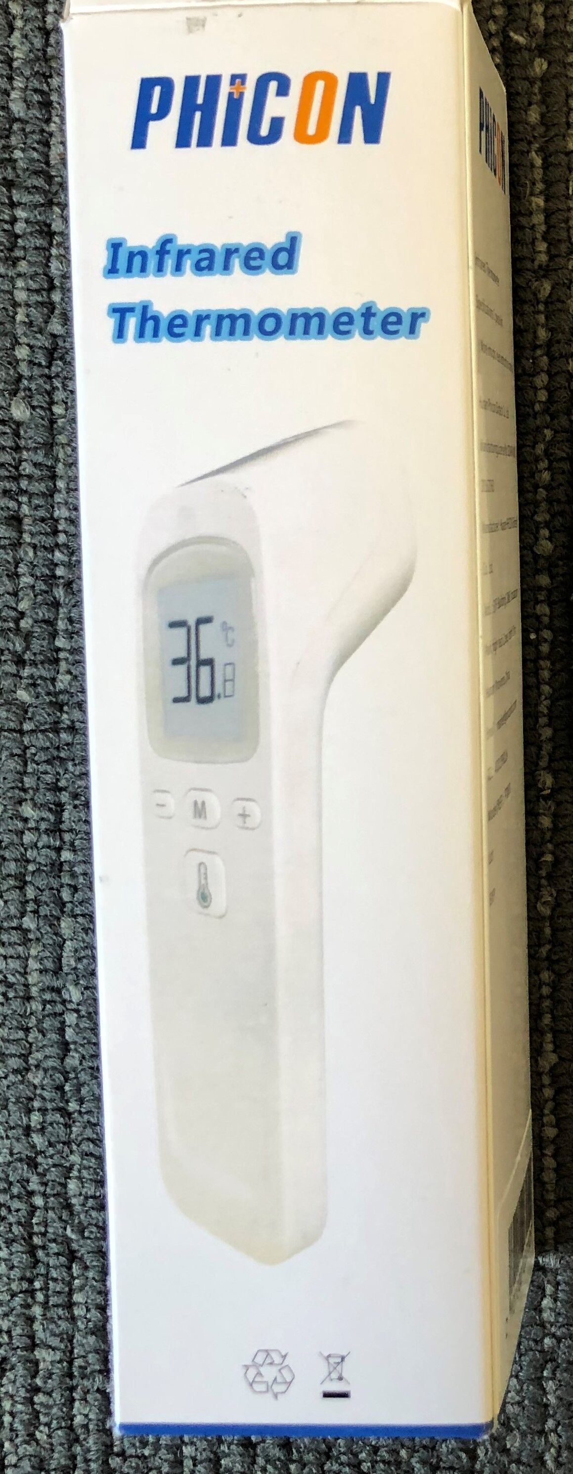 PHICON温度計 1個＠￥ご確認〇円/個 2021.03.10 : マイクロファイバー製品・タオル製品類・生活雑貨・コロナ感染防止対策製品類 ...