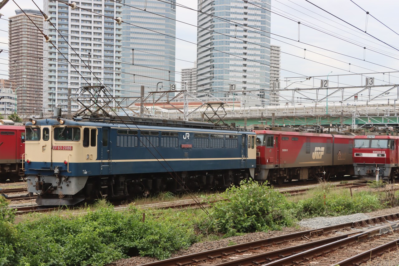新鶴見界隈1166（EF65 2086 + EH500-51） : 新鶴見通信