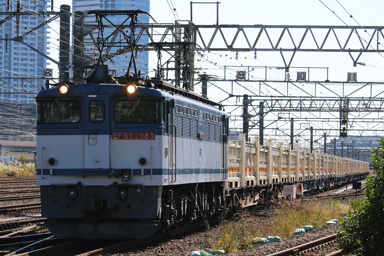 新鶴見界隈834-2（75レ EF65 2101, 8151レ EF65 2083） : 新鶴見通信