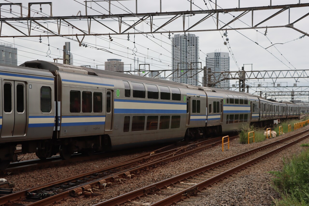 新鶴見界隈1095-3（E217系Y-41編成長野配給9441レ EF64 1030） : 新鶴見通信
