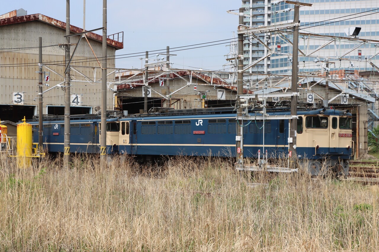 新鶴見界隈1154-1（EF65 2097 + EF65 2087） : 新鶴見通信