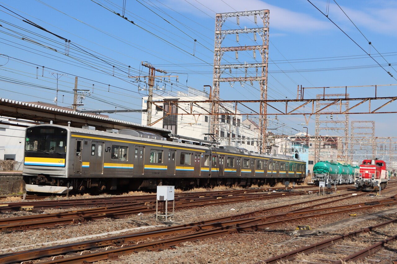 鶴見線 142-2（安善駅 米タン EF210-340 入換え） : 新鶴見通信