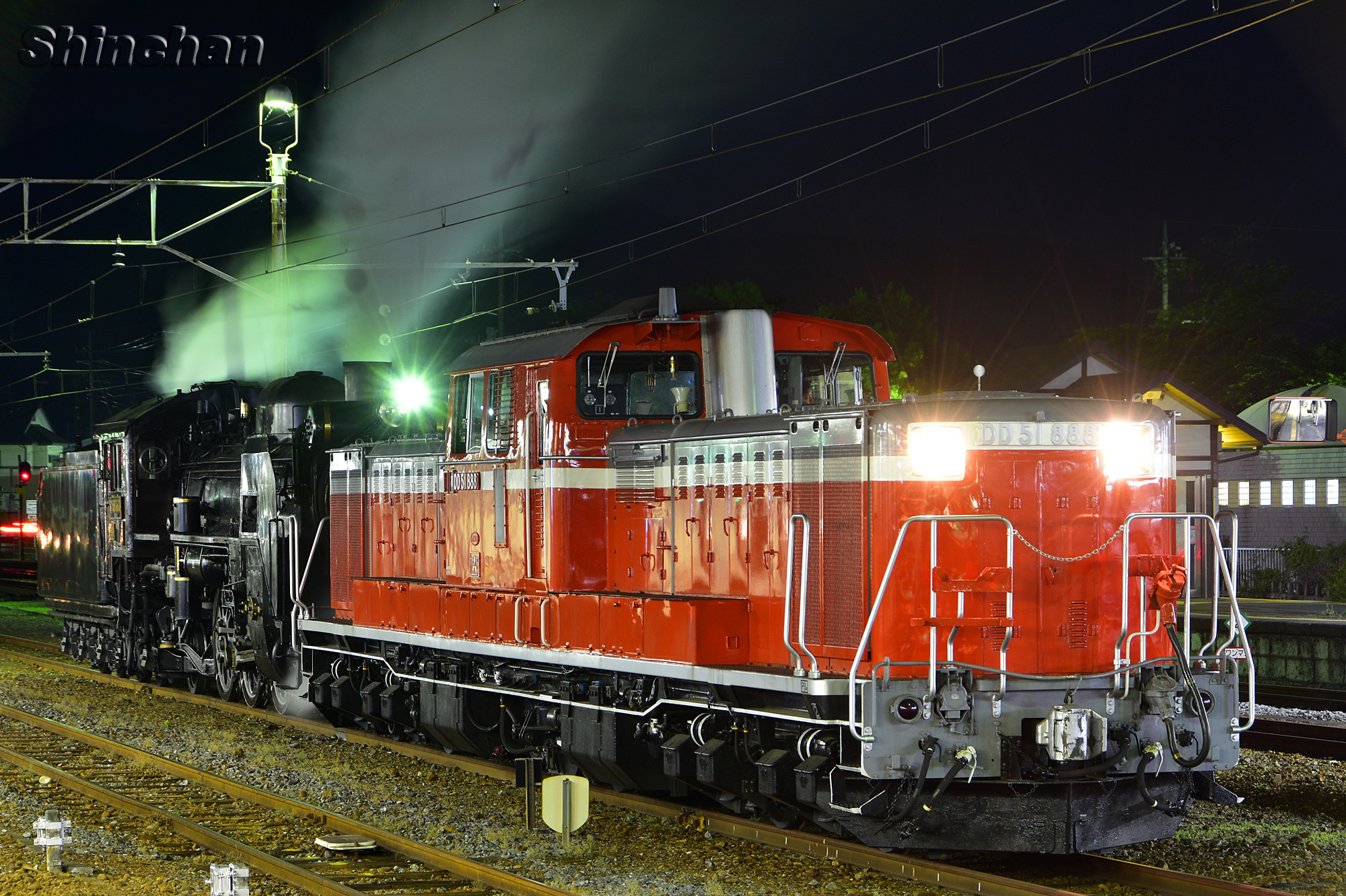 しんちゃん日記:寄居配給 デキ502 DD51 888 C58 363 2016.5.22