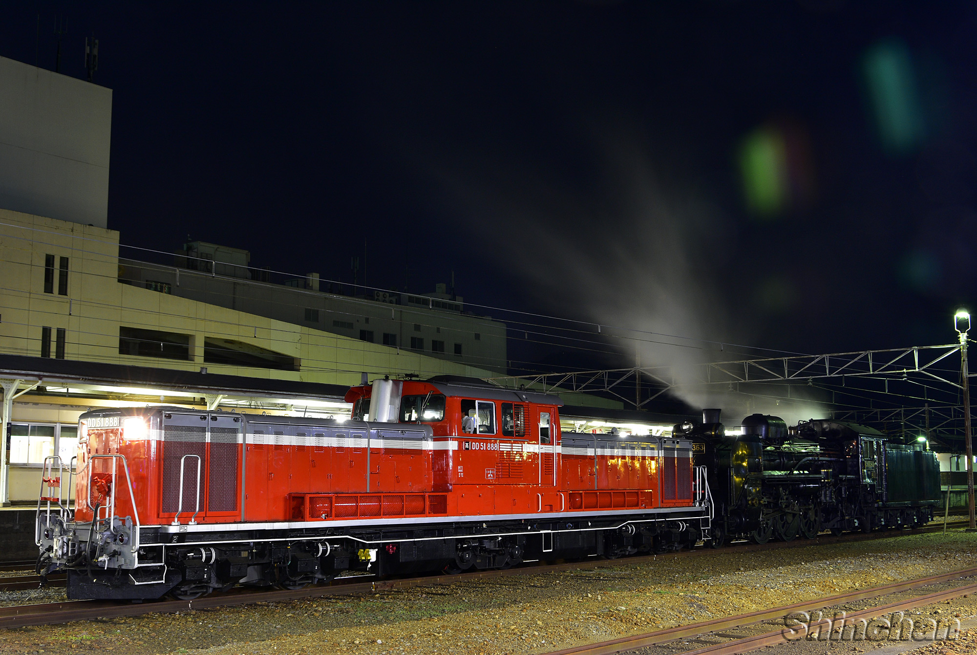 しんちゃん日記:寄居配給 デキ502 DD51 888 C58 363 2016.5.22