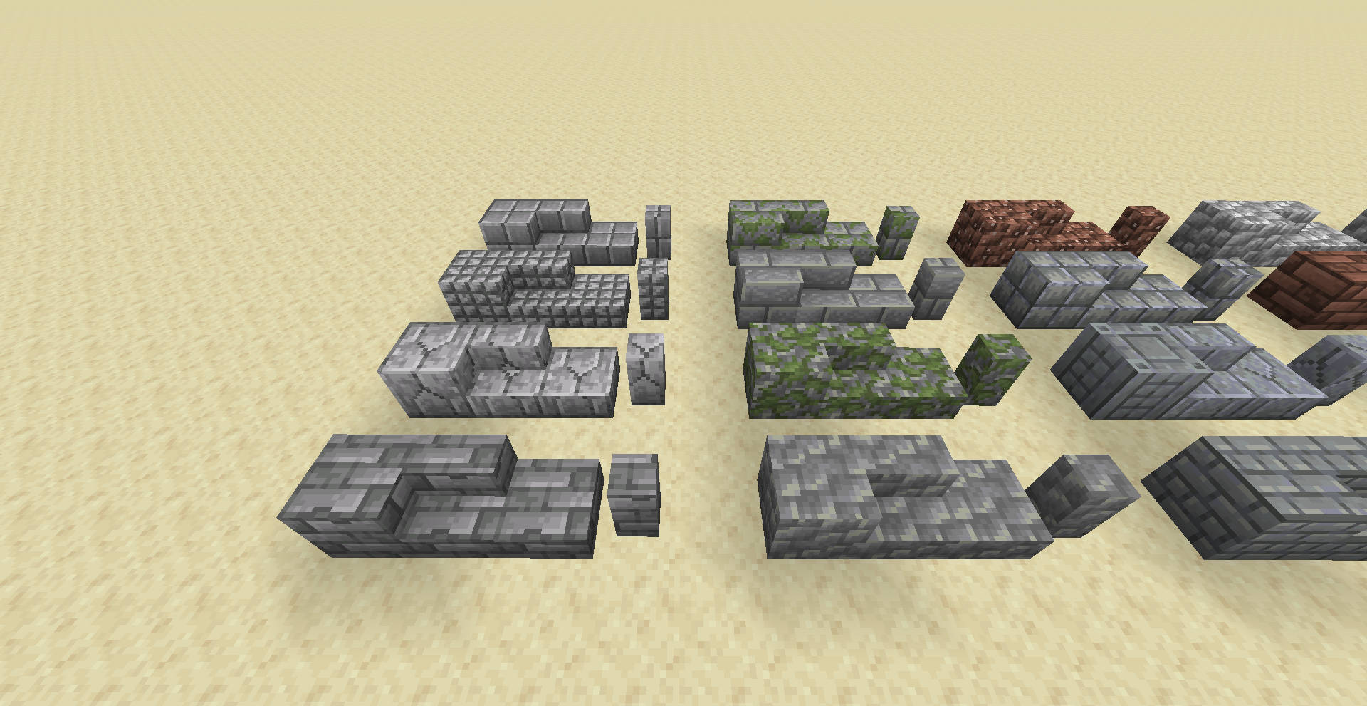 マイクラ MOD 解説 #5 【建築を更にオシャレに！ Stoneworks】 : 遅咲き店長のゲームプレイ日記