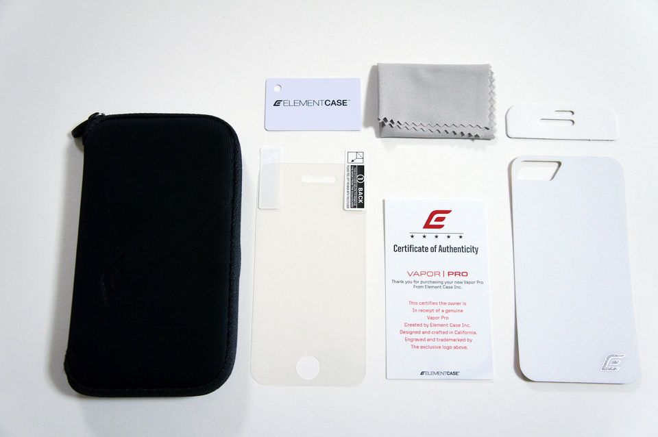 iPhone 4/4S両対応 ELEMENT CASE Vapor4 Pro Whiteout レビュー : おShinoブ