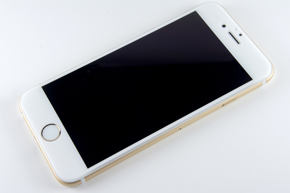 iPhone 6用保護フィルム Simplism 端まで貼れる Frame Film for iPhone 6 レビュー : おShinoブ