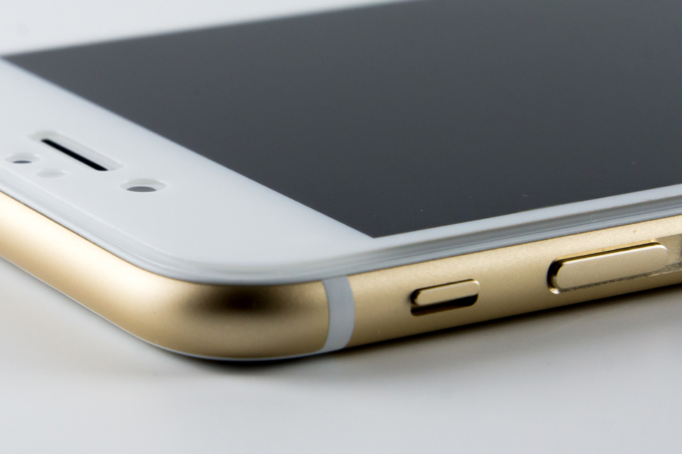 iPhone 6用保護フィルム Simplism 端まで貼れる Frame Film for iPhone 6 レビュー : おShinoブ