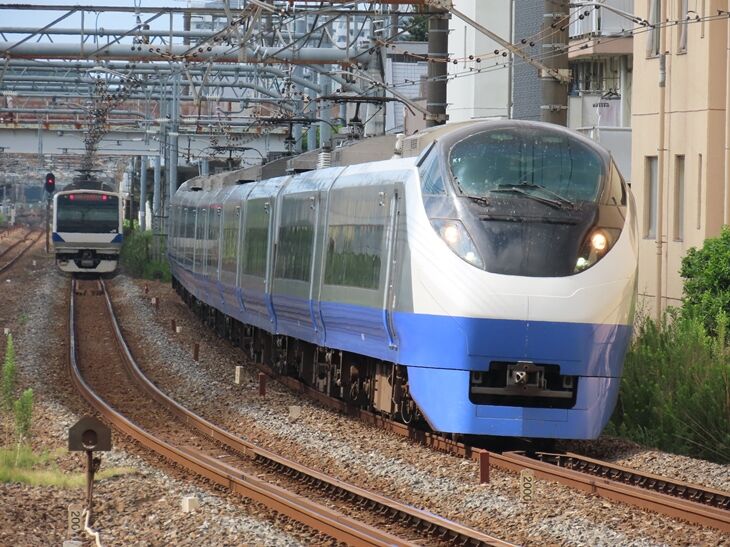 武蔵野線（E653系水色）＋新京成電鉄（N800形復刻塗装電車）＋常磐線（E657系青・E657系紅・E657系黄・赤電） - 令和6年8月 : 深徒徒