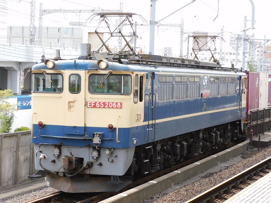 EF65形電気機関車（2063・2068）＋EF66形電気機関車（119）＋オムライストレイン＋E657系紅 - 令和5年4月 : 深徒徒