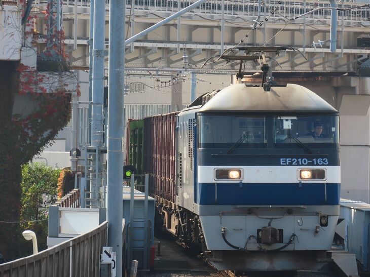 EF65形電気機関車（2067・2089）＋EF66形電気機関車（131）＋EF210形電気機関車（163・359）＋あかぎ号（幸谷なのは） - 令和6年11月 : 深徒徒