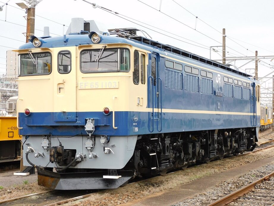 EF65-1103（白岡試単）＋キヤE195系オクST-9編成（乗務員訓練） - 令和5年3月 : 深徒徒