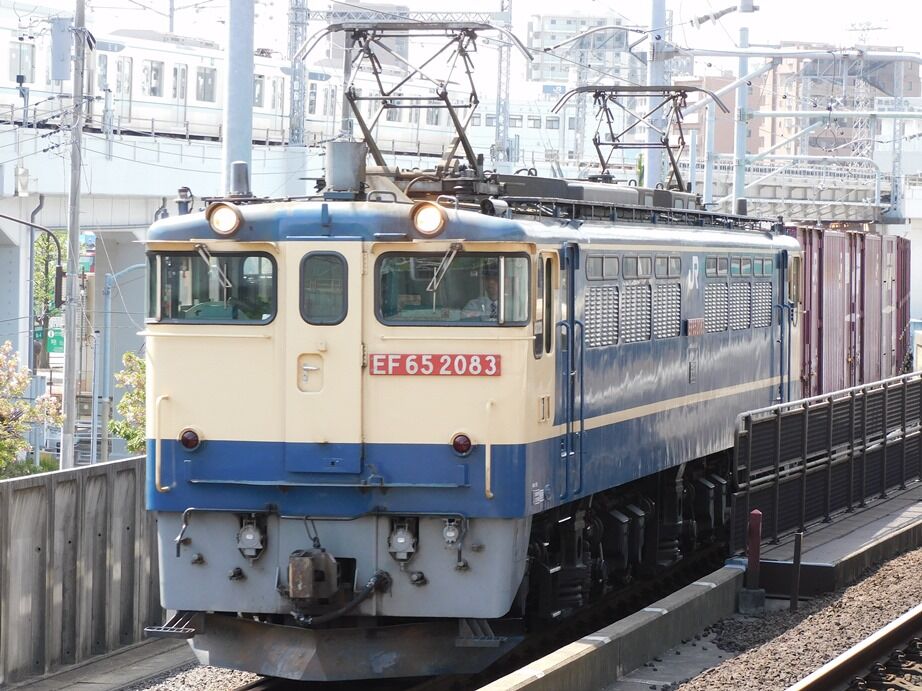 EF65形電気機関車（2083・2066）＋EF66形電気機関車（123）＋キヤE195系＋若葉号 - 令和5年4月 : 深徒徒