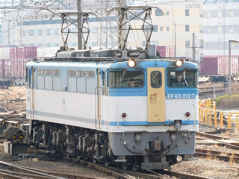 EF65形電気機関車（EF65-2127）＋オムライストレイン - 令和5年3月 : 深徒徒