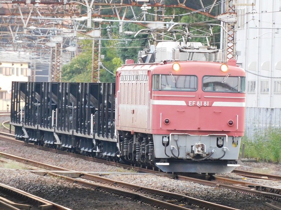 EF81-81・ホキ＋E653系カツK70編成＋キヤE195系オクST-12編成 - 令和4年10月 : 深徒徒
