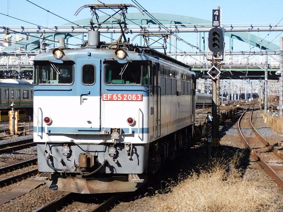 EF65形電気機関車（2127・2063）＋カシオペア紀行（EF81-98） - 令和4年12月 : 深徒徒